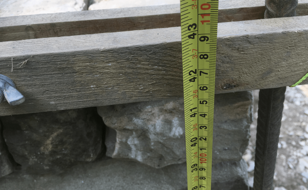 Chevin-3 Dry stone walling cheek end practice | Roots Crafts